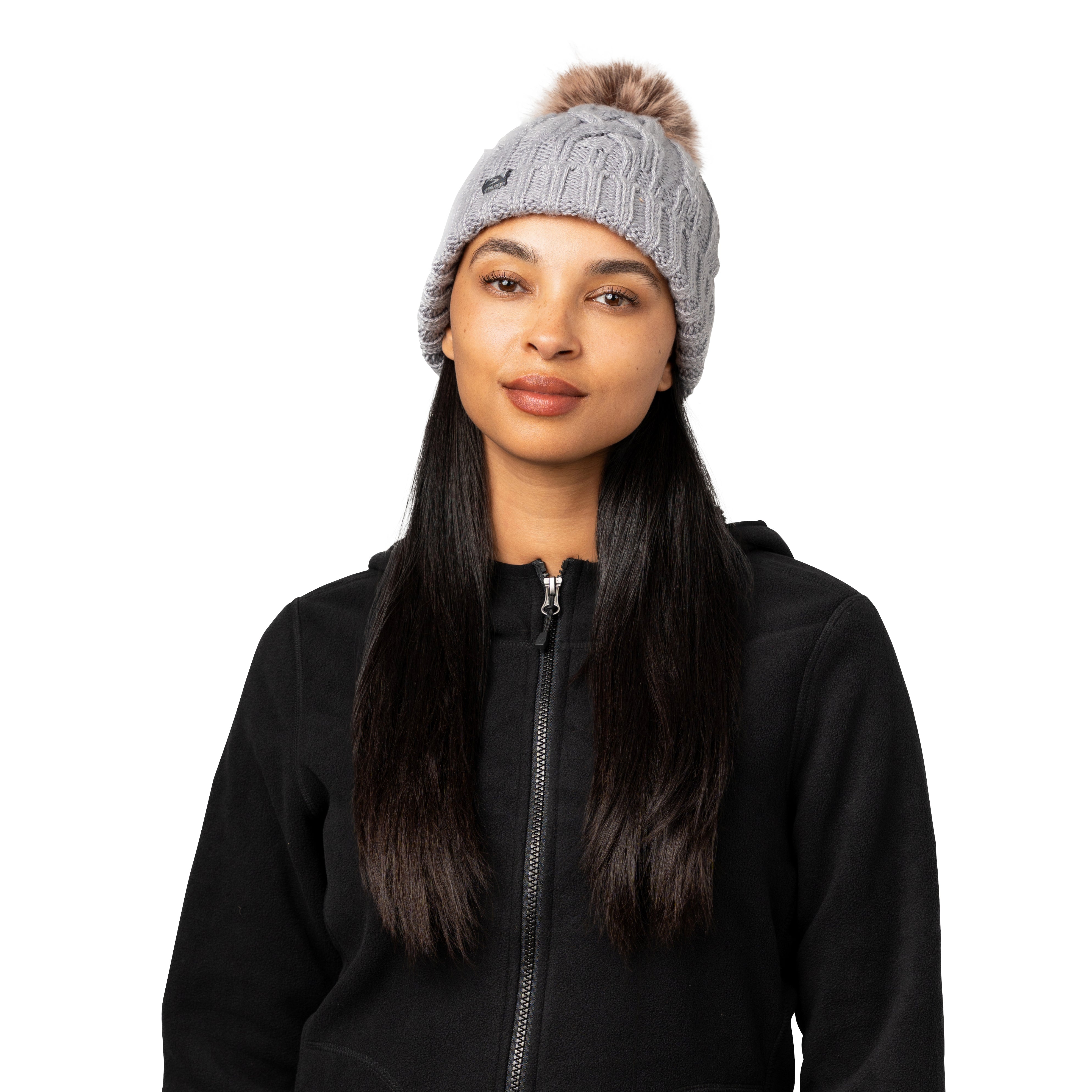 Women's Show Off Cable Knit Pom Hat – Storm Creek Retailer Site